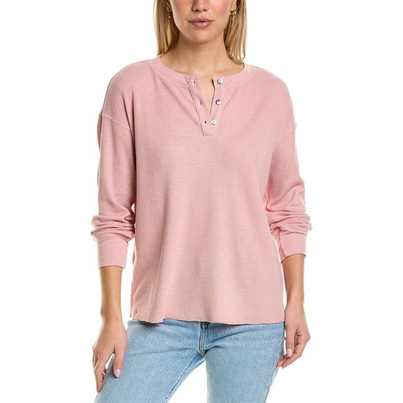 Michael Stars | Tops | Michael Stars Womens Frances Henley Top | Poshmark